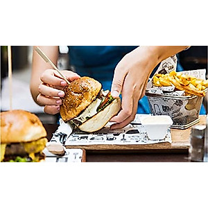 Gmark Bamboo Paddle Skewers 12" 100pc/Bag, Kabob Skewers, BBQ Skewers for Outdoor Grilling GM1075