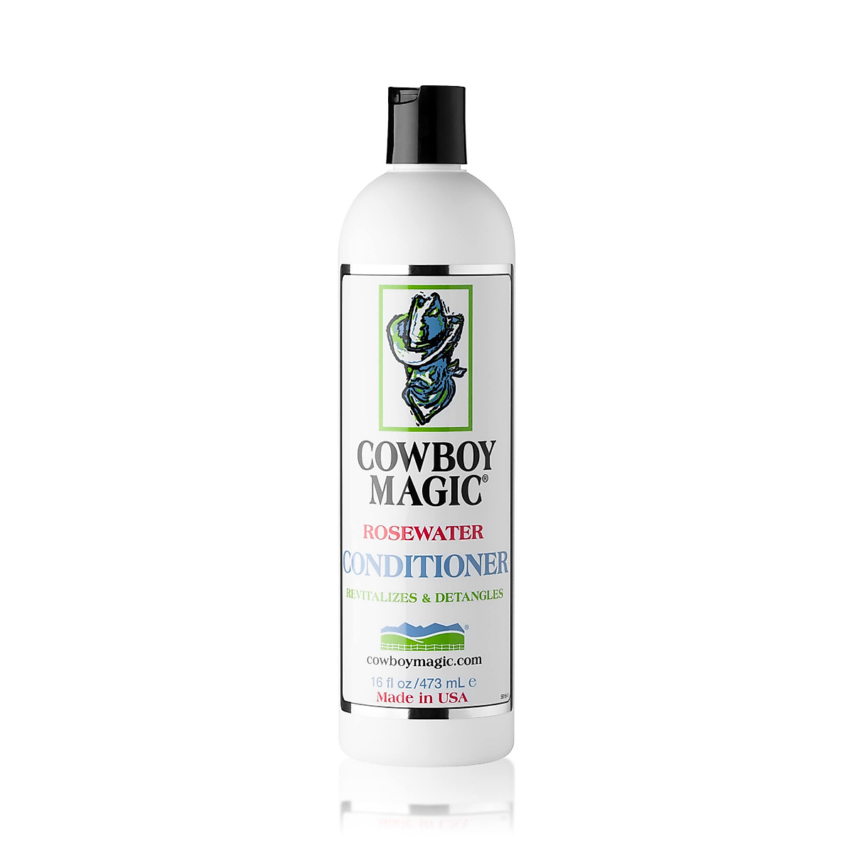 Cowboy Magic Shampoo + Conditioner + Detangler & Shine 16 Ounce each With Silk Panthenol and Honey Great For Horse, Humans, And Dogs Too Silky Coats And Hair