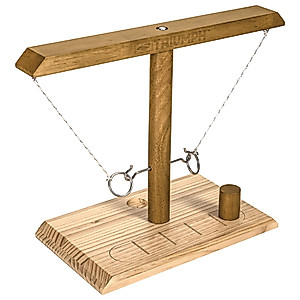 Triumph Sports Hook and Ring Battle – Ring Toss Game for Adults and Kids