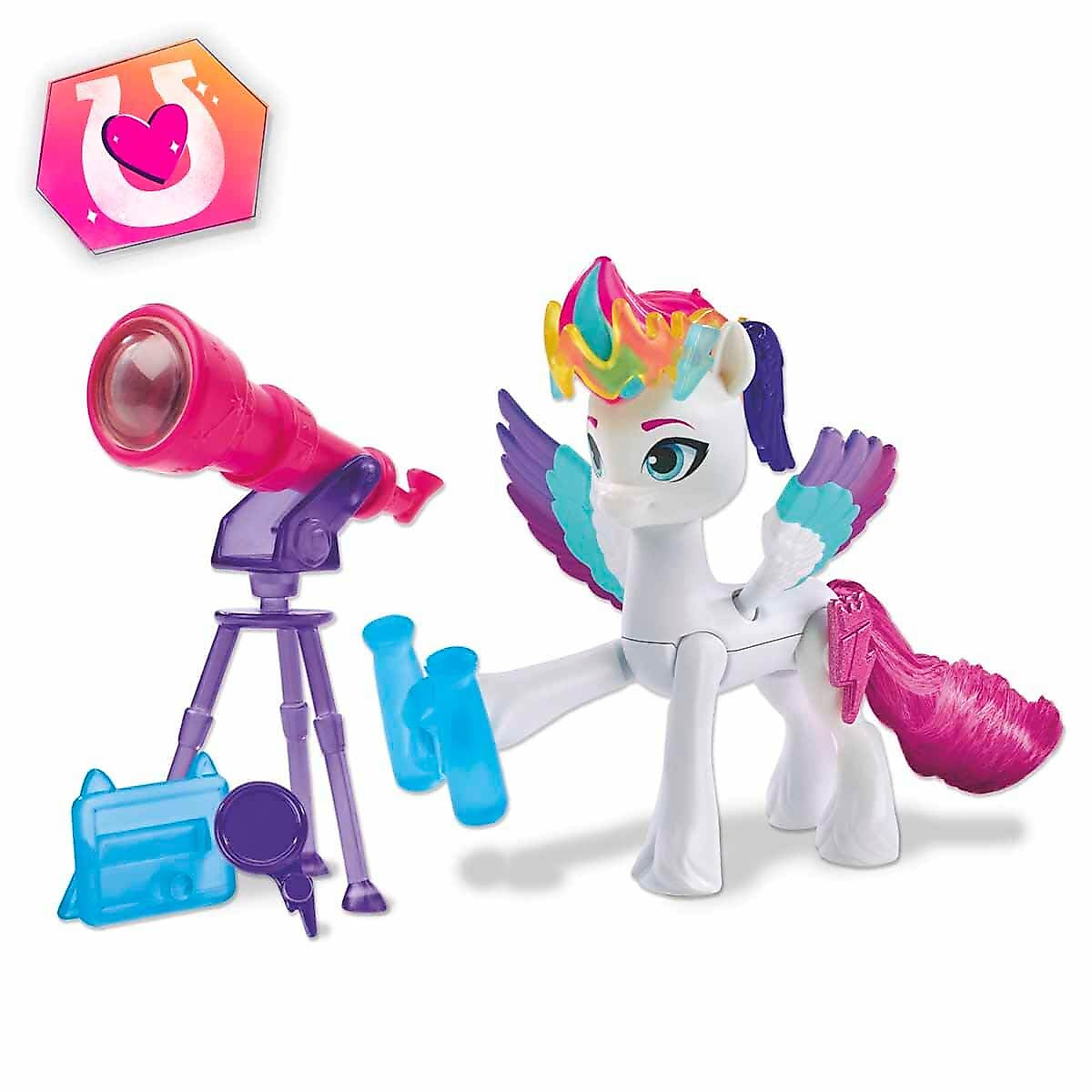 My Little Pony: Make Your Mark Cutie Magic Zipp Storm - 3-Inch Hoof to Heart with Surprise Accessories, for Kids Ages 5 and Up