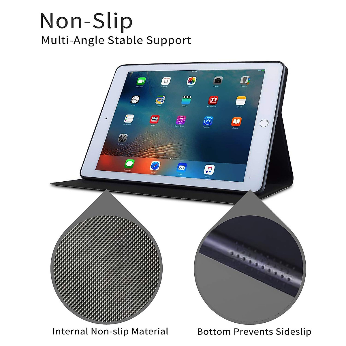 All-New HD 8 Plus Tablet Case, Kindle Fire HD 8 Case 10th Generation 2020 Folding Stand PU Leather Slim Smart Cover with Auto Wake/Sleep for Amazon Fire Tablet 2020, Moon Star Galaxy Floral