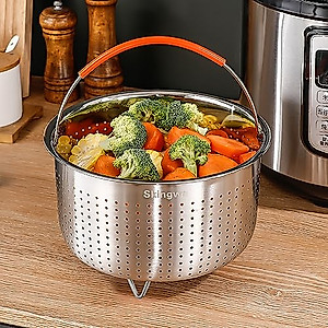 Steamer Basket for Instant Pot, Vegetable Steamer Basket Stainless Steel Steamer Basket Insert for Pots (3qt)