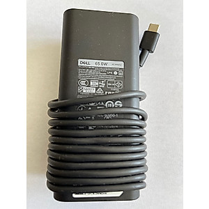 FOR DELL New Replacement Dell 65W Type -C AC Adapter for Dell Latitude 9410 2-in-1, Latitude 9510, Latitude 3410, Latitude 3510, Compatible Dell P/N:002YK0F, 0M1WCF, 0JYJNW, 0K5MD6, 9FNYW, 492-BCBI.
