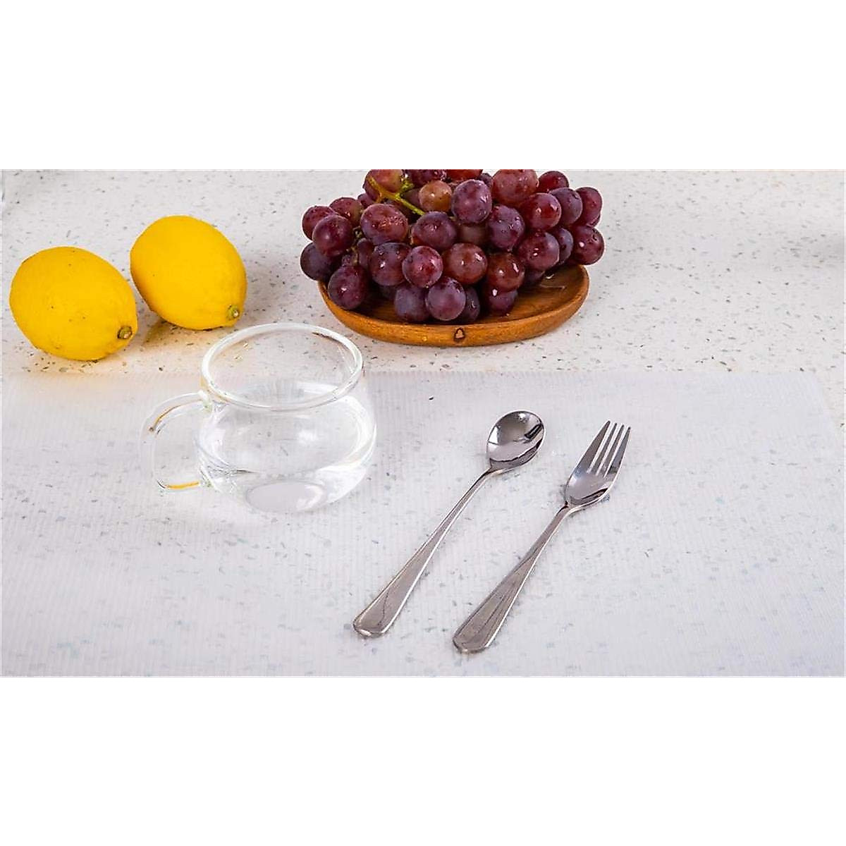 Bloss Shelf Liner Cabinet Pad Refrigerator Mat Waterproof Non-Slip Drawer Mat for Kitchen Home-Clear, 17.7 ×59 Inch