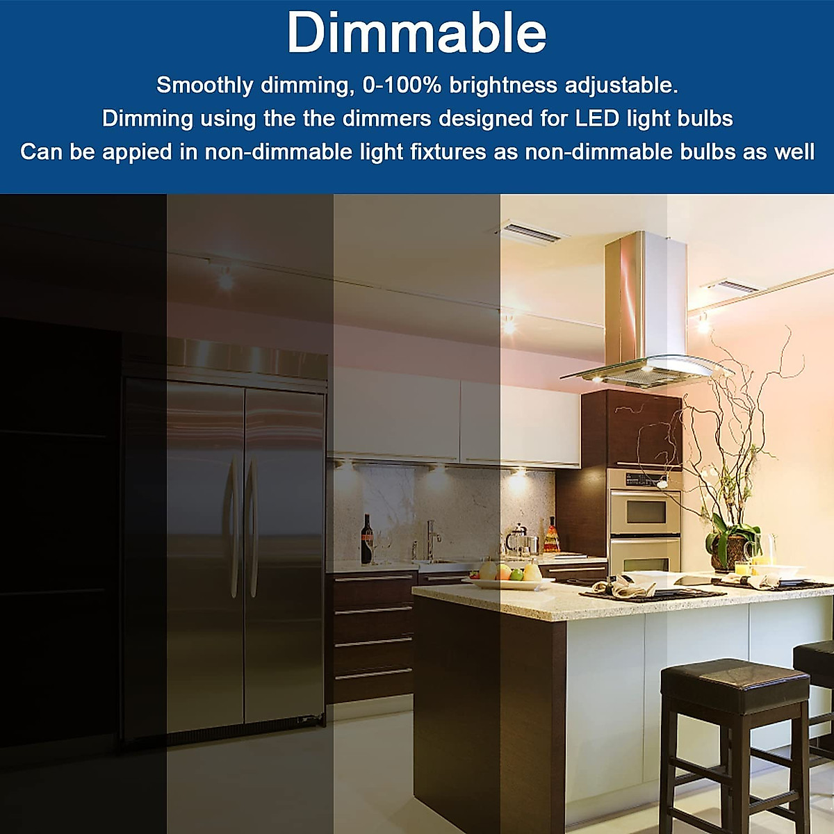 DUMILOO G8 LED Bulb Dimmable 3W Disc Puck Light Bulbs 20W-25W Halogen Bulb Equivalent, T4 JCD Type Bi-Pin Base, 120V Warm White 3000K for Under Counter Kitchen Lighting, Under Cabinet Light, 8 Pack