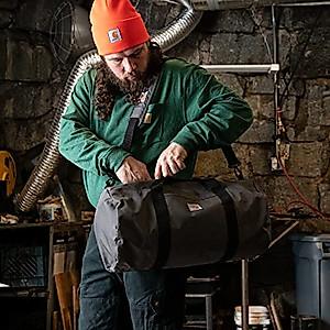 Carhartt Trade Series 2-in-1 Packable Duffel with Utility Pouch, Grey, Medium (21.5-Inch)