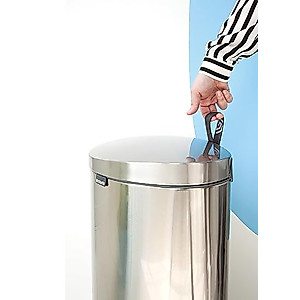 Brabantia Step-On Trash Can Flatback+ 10.6 Gallon