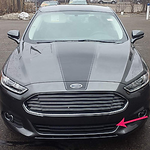 CHEDA Front Radiator Lower Grille, Compatible With 2013-2016 Ford Fusion/Mondeo, Bumper Black Grille Assembly