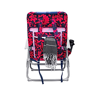 Hurley Standard Backpack Beach Outdoor Chair, One Size, Acid Green