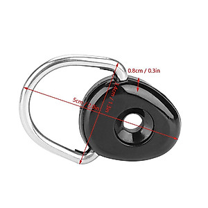 SolUptanisu Kayak D Ring Accessories,2pcs Kayak D Ring Tie Down Loop Safety Deck Fitting Accessory Parts