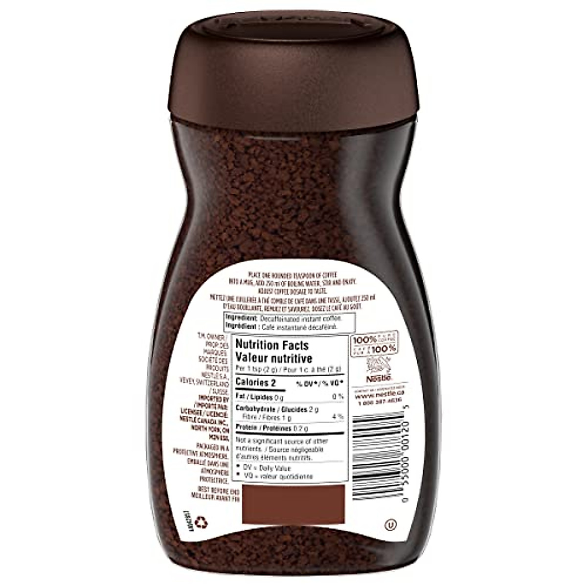 NESCAFÉ RICH Decaffeinated,dark roast Instant Coffee 100g