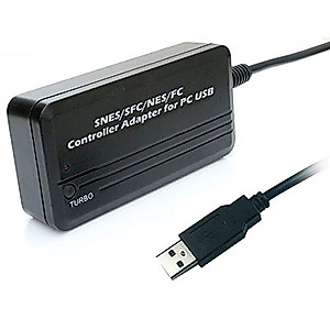 TOTALCONSOLE PC053 Super NES/Super Famicom/NES/Famicom Controller Adapter for PC & PS3 USB