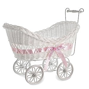 Large Tricycle Artificial Flower Vase Plant Stand-Rattan Basket Handmade Tricycle Planter Garden Decor,Bike Bicycle Pot for Weddings Home Decor Props Gift Table Centerpieces Arrangement Ornament
