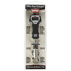 Rapala 227863 Digital Fish Gripper, Black/Silver