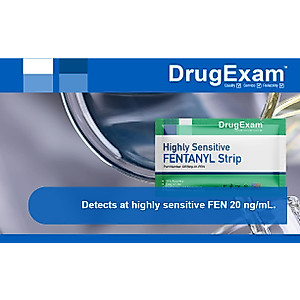 25 Pack - DrugExam Made in USA, FYT Urine Test Kit, Urine Test Strips, Highly Sensitive and Easy to Use. Drug Test Kit. Fen Test Kit. Highly Sensive Urine Test Kit.