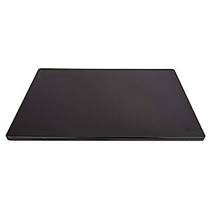 Thirteen Chefs Large Cutting Boards for Kitchen - 18" x 12" x .5" Professional HDPE Plastic Chopping Board for Carving, Dicing, Mashing and More - Commercial Grade & Dishwasher Safe, Black