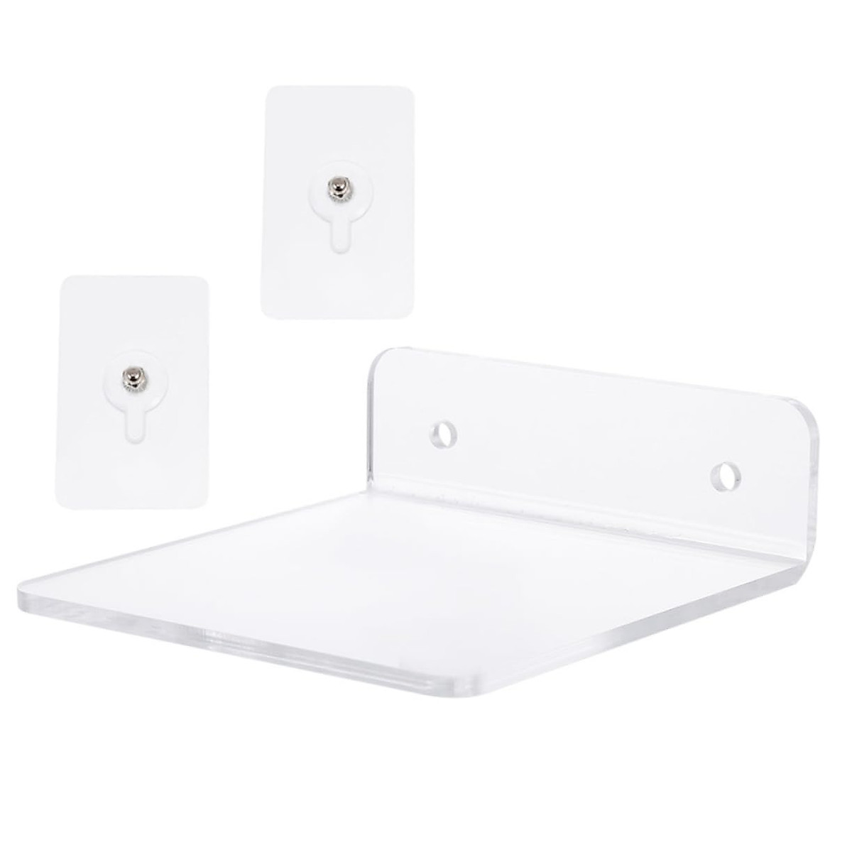 Zerodeko Acrylic Storage Rack Nursery Wall Shelves Children Storage Frame Durable Storage Shelf Versatile Acrylic Bracket Cosmetics Storage Shelf Kids Shelf Wall-Mounted Organizer