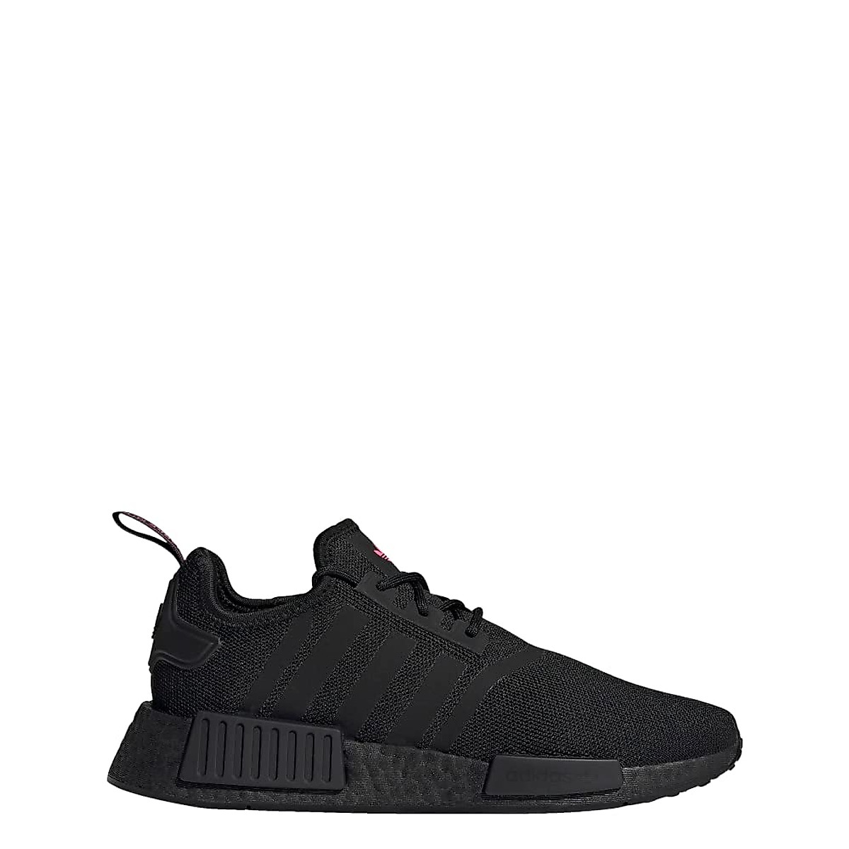 adidas Originals womens Nmd_r1's Sneaker, Core Black/Core Black/Solar Pink, 7.5 US