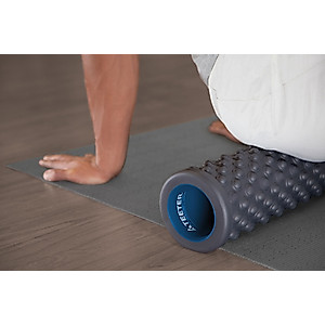 Teeter Massage Foam Roller – Deep Tissue Muscle Relief to Boost Recovery, Flexibility – 13 or 26 inch, 2 Textures/densities – Back Pain Relief, Sports Massage, Myofascial Release