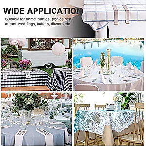 Tablecloth Clips 30 Packs Table Cloth Holder Clips,Stainless Steel Outdoor Table Cloths Clips For Picnic Tables,Folding Tables,Clamps For Outdoor Tablecloths,Picnic Table Cover Clips For Party Wedding