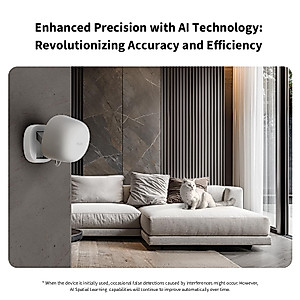 Aqara Presence Sensor FP1E Zigbee 3.0, Requires Aqara HUB, mmWave Radar Wired Motion Sensor, AI Spatial Learning, Supports HomeKit, Alexa, Google Home, SmartThings, Matter Over Bridge