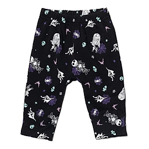 Disney Nightmare Before Christmas Jack Skellington Sally Newborn Baby Boy or Girl 3 Piece Outfit Set 3-6 Months