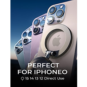 LISEN for MagSafe Car Mount [Strongest Magnet Power] Phone Mount for Car [Ultra Stable Exclusive Patent] All-Metal Magnetic Car Phone Holder Fit All Mobiles iPhone 15 14 13 12 Pro Max Plus.