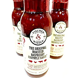 Fischer & Wieser The Original Roasted Raspberry Chipotle Sauce 10.5 Oz (Pack of 3)