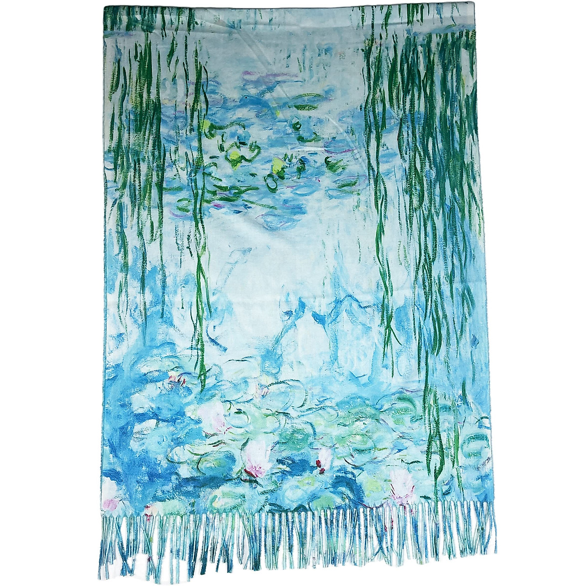 VIUJUH Soft Cashmere Feel Scarf Elegant Large Winter Warm Scarves Shawl Wrap Gifts Monet Klimt Van Gogh's Art Printed