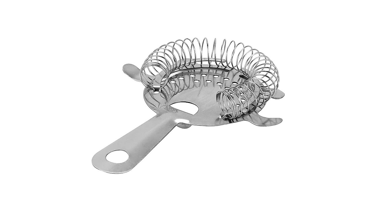 Stainless Steel Hawthorne Strainer - 4 Prong Cocktail Tool