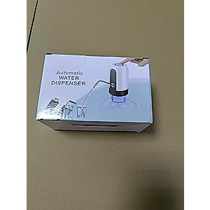 Upgraded Water Bottle Pump, GuangTouL 5 Gallon USB Charging Automatic Drinking Water Pump, Universal 2-5 Gallon Jugs Portable Electric Water Bottle Dispenser for Home Kitchen Office Camping