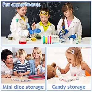 45ml Plastic Test Tubes Transparent Clear Bath Salt Tubes 25x140mm Cylindrical Aluminum Lid Plastic Vials for Candy Spice Dried Flower Storage Container Decor House Scientific Experiment (200 Pcs)