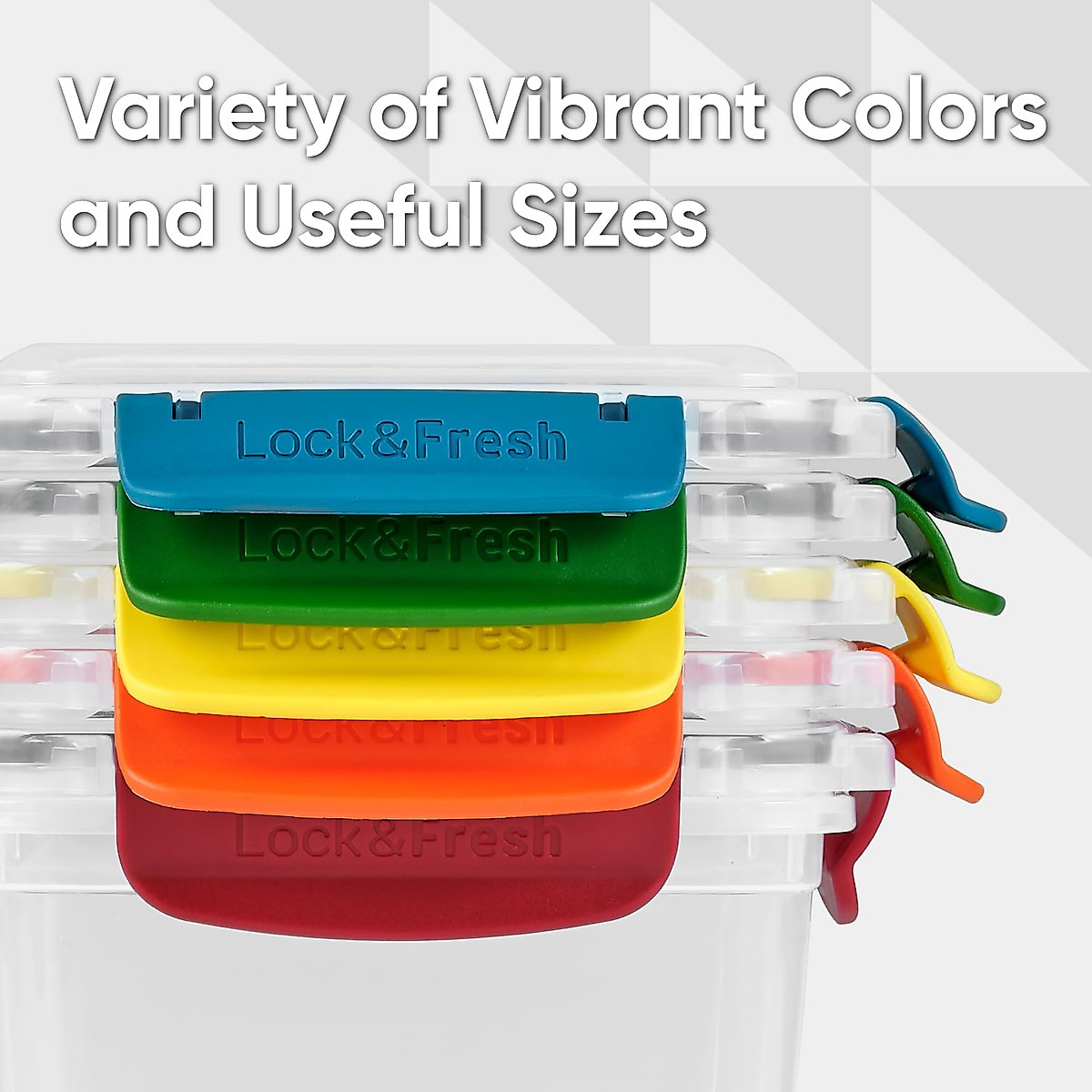 Superio Airtight Food Storage Containers with Leakproof Lids (4 Pack)- 10 Cup, 80 Oz- BPA Free Sealed Containers- Microwave, Dishwasher and Freezer Safe (2.5 Quart)