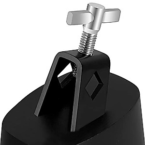 Eastrock 6 inch Metal Steel Cow Bells Noise Makers Hand Percussion Cowbell with Stick for Drum Set