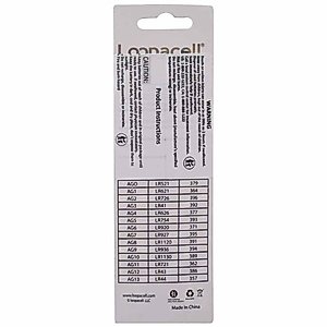 LOOPACELL Lithium Battery CR2430-10 Pcs Pack - 2 Blisters 3V Lithium Button Cell