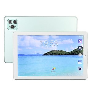 Acogedor 10.1 Inch Tablet for Android 11.0, 5G WiFi 4GB RAM, 64GB ROM, 16MP Dual Camera and Speaker, MT6735 8 Core, HD Tablet with BT Earphone (U.S. regulations)