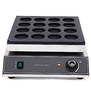 DYRABREST Commercial Electric Red Bean Cake Baker, Nonstick Waffle Maker Machine, 110V Stainless Steel Waffle Iron Maker, with Temperature and Time Control for Restaurant, Cafe Tea Shop, Snack Bar