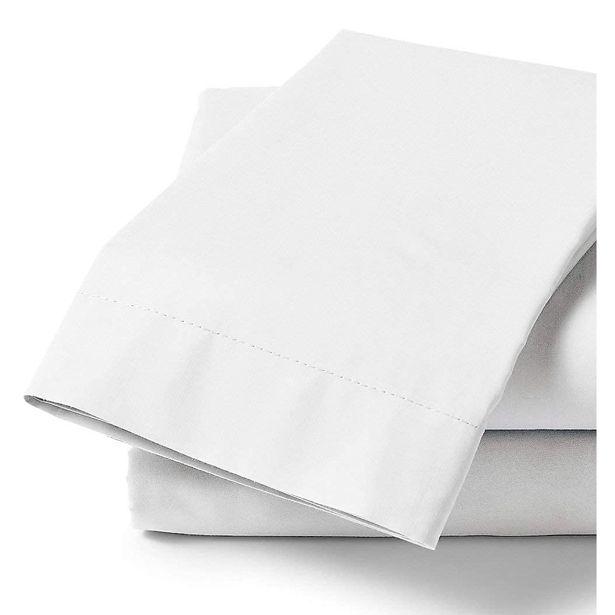 White Classic White Cotton Pillow Cases Standard Size Set of 12, Heavy Weight Quality Pillowcase with T-180 Thread Count, Elegant Double Stitched Tailoring Pillowcases, Pillow Covers 20x30 Inch