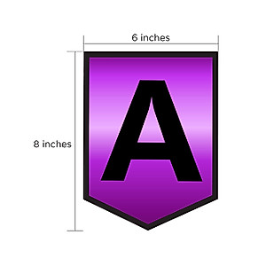 50 & Fabulous Birthday Party Pack - Purple & Silver Happy Birthday Bunting, Balloon, and Swirls Pack- Birthday Decorations - 50th Birthday Party Supplies