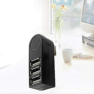 Lysee HDMI Cables - 270 Degree Rotatable High Speed 3 Ports USB HUB 2.0 USB Splitter Adapter for Notebook Tablet Computer PC Peripherals - (Length: as pic)