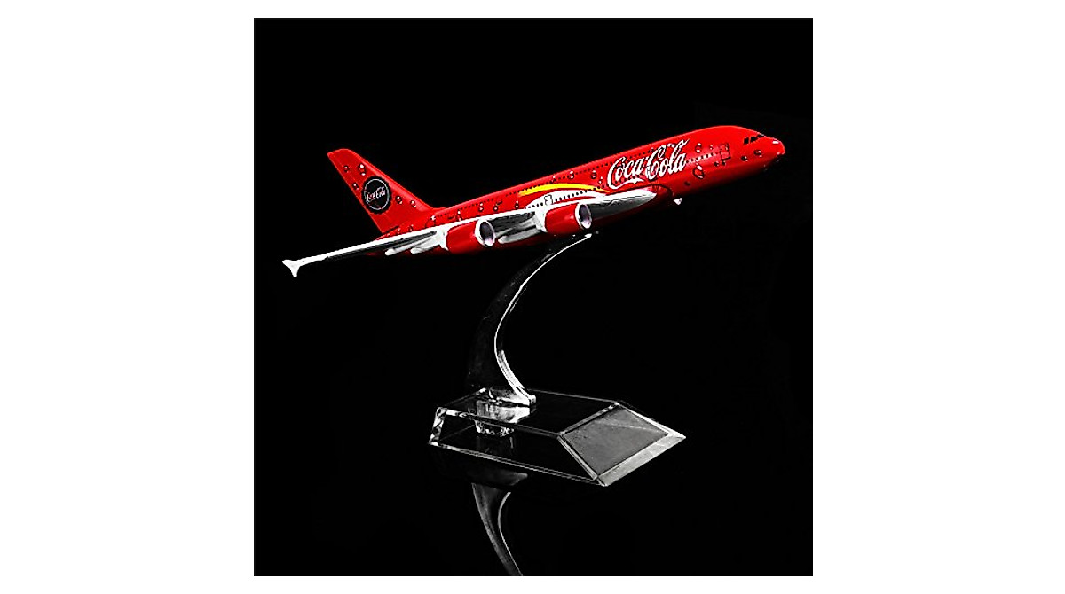 24-Hours Coca Aerospace A380 Model Aircraft | Premium Die-Cast Replica