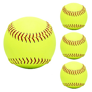 Baisidiwei Practice Softballs Size 12 Inch Softballs. Fastpitch Softballs, Official 12 inch Size and Weight