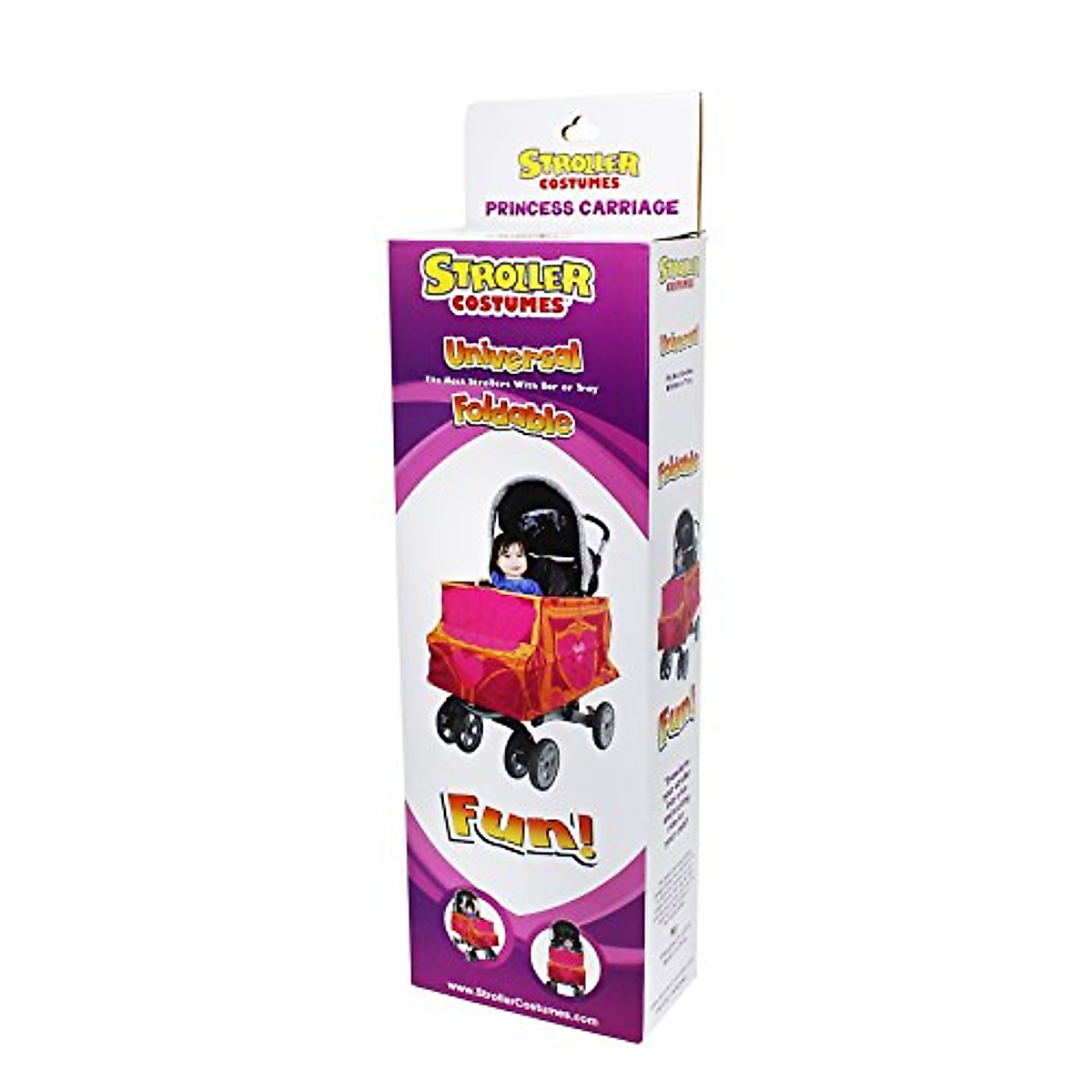 Princess Carriage Costume Turns Stroller Into A Baby, Toddler Ride On Car Toy