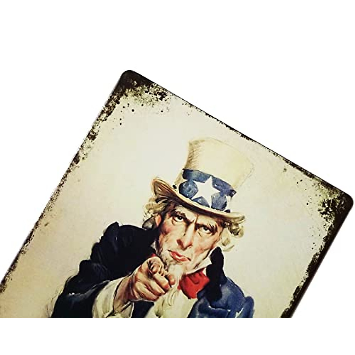 ERLOOD I Want You for U.S. Retro Vintage Decor Metal Tin Sign 12 X8 Inches