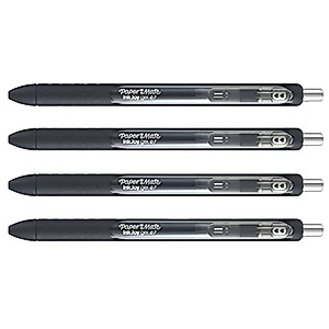 Paper Mate InkJoy Gel Pens, Medium Point, Black, 4 Count