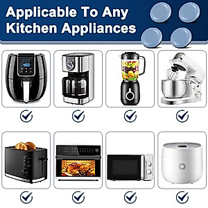 Appliance Slider - 20PCS DIY Adhesive Teflon Self-Stick Slider Easy Moving & Saving Space Pad for Countertop Small Kitchen Appliance Blenders, Coffee Makers, Air Fryers, Pressure Cookers, Stand Mixer