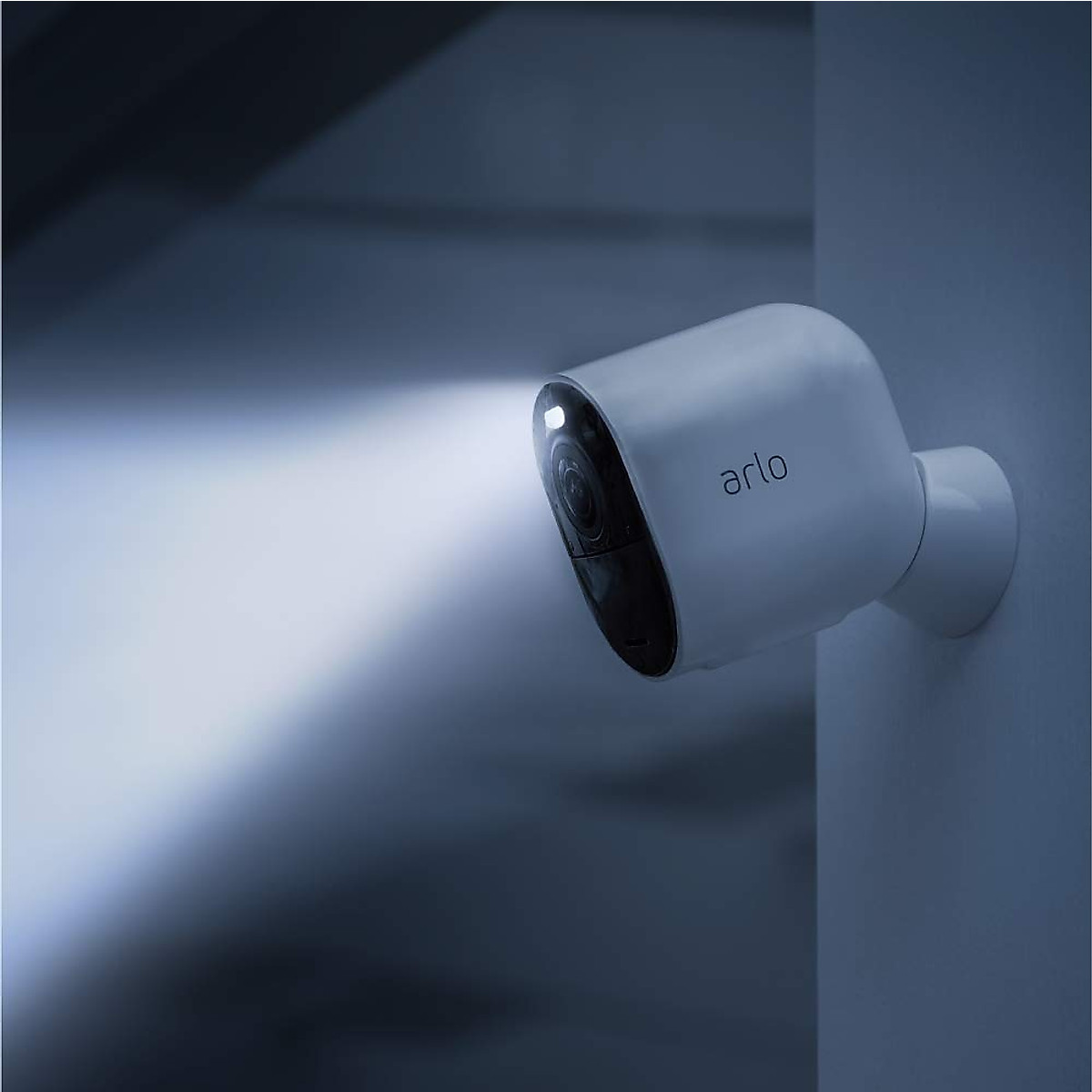 Arlo Ultra - 4K UHD Wire-Free Security 2 Camera System | Indoor/Outdoor with Color Night Vision, 180° View, 2-Way Audio, Spotlight, Siren | Compatible with Alexa and HomeKit | (VMS5240) (Renewed)