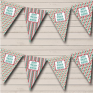 Bubblegum Style Circus Personalized Carnival Fete Street Party Bunting Banner