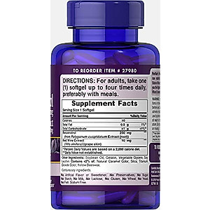 Puritans Pride Resveratrol 250 mg, 60 Count