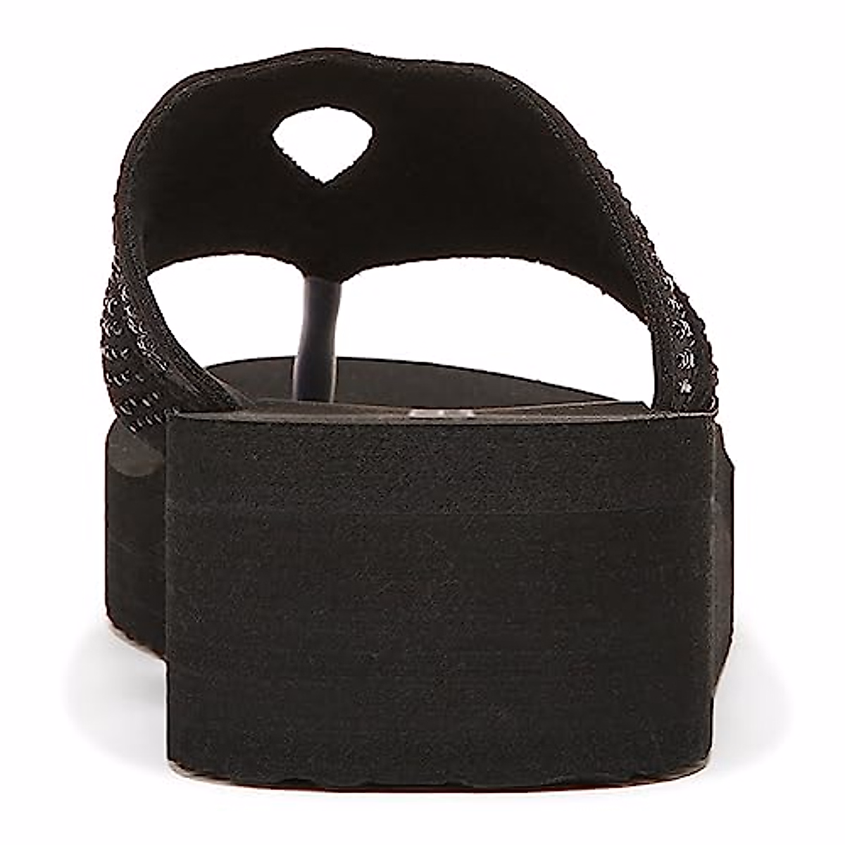 BZees Womens Rio Thong Sandal, Black, 7 US